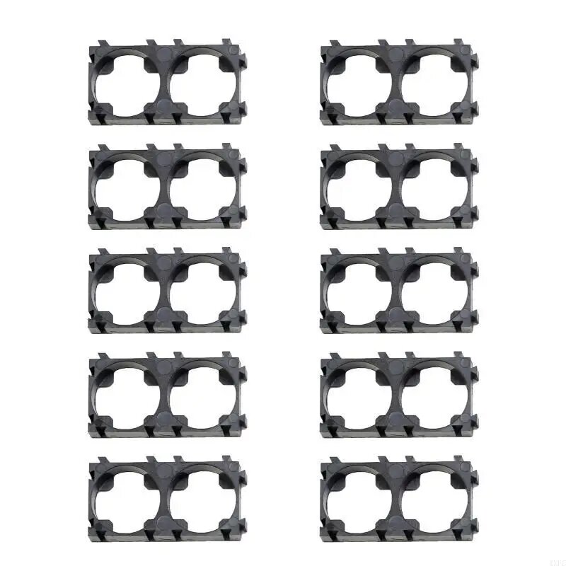 Держатель батареи 21700, 1x2, черный, 10 шт.