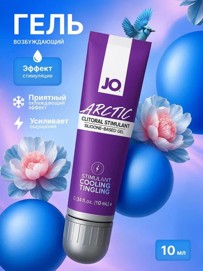 Стимулирующий охлаждающий гель для клитора / JO Chill - 10 мл