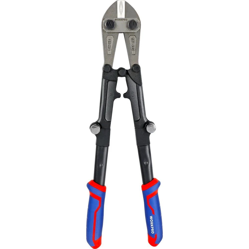 Болторез WORKPRO складной, 450, для перекусывания арматуры и металлических прутков