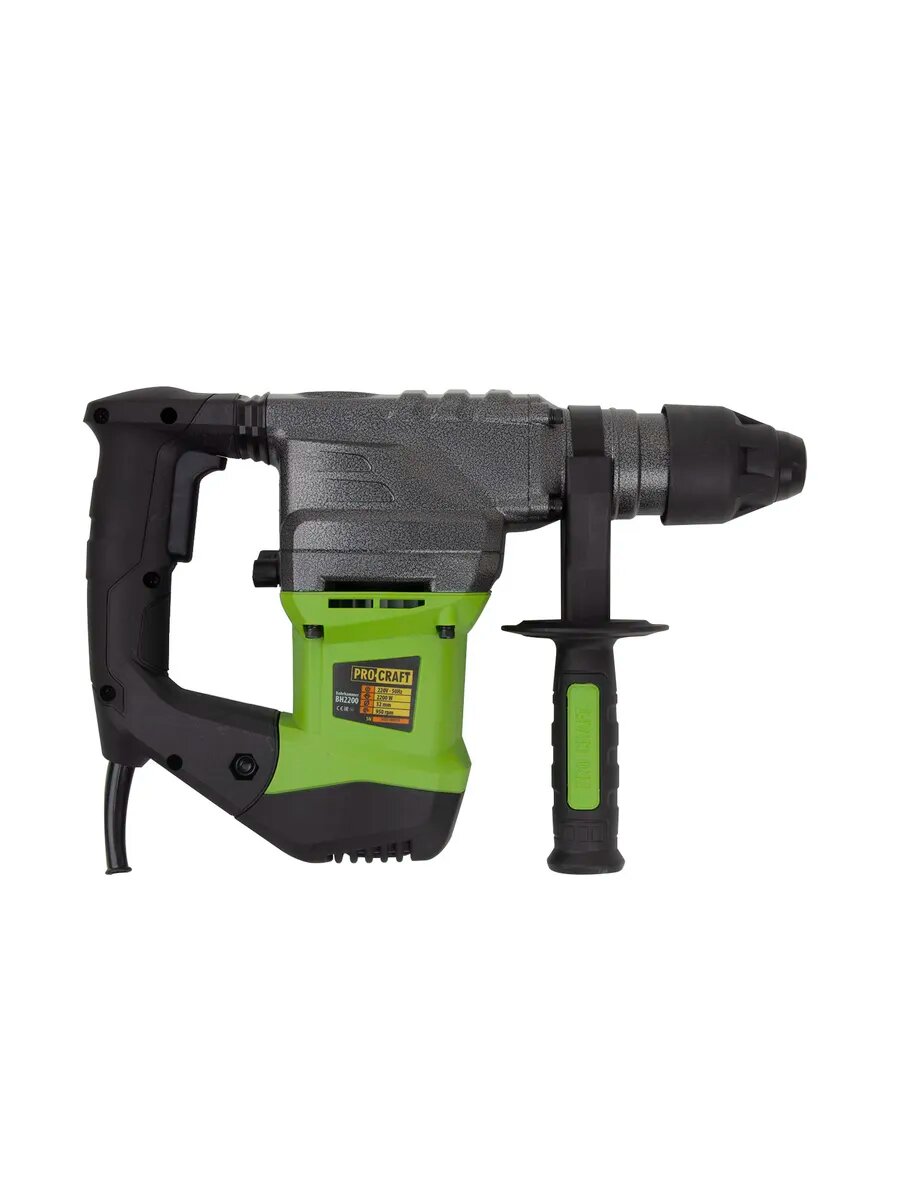 Перфоратор ProCraft BH2200, с кейсом, 1500 Вт, 6 скоростей, SDS-Plus