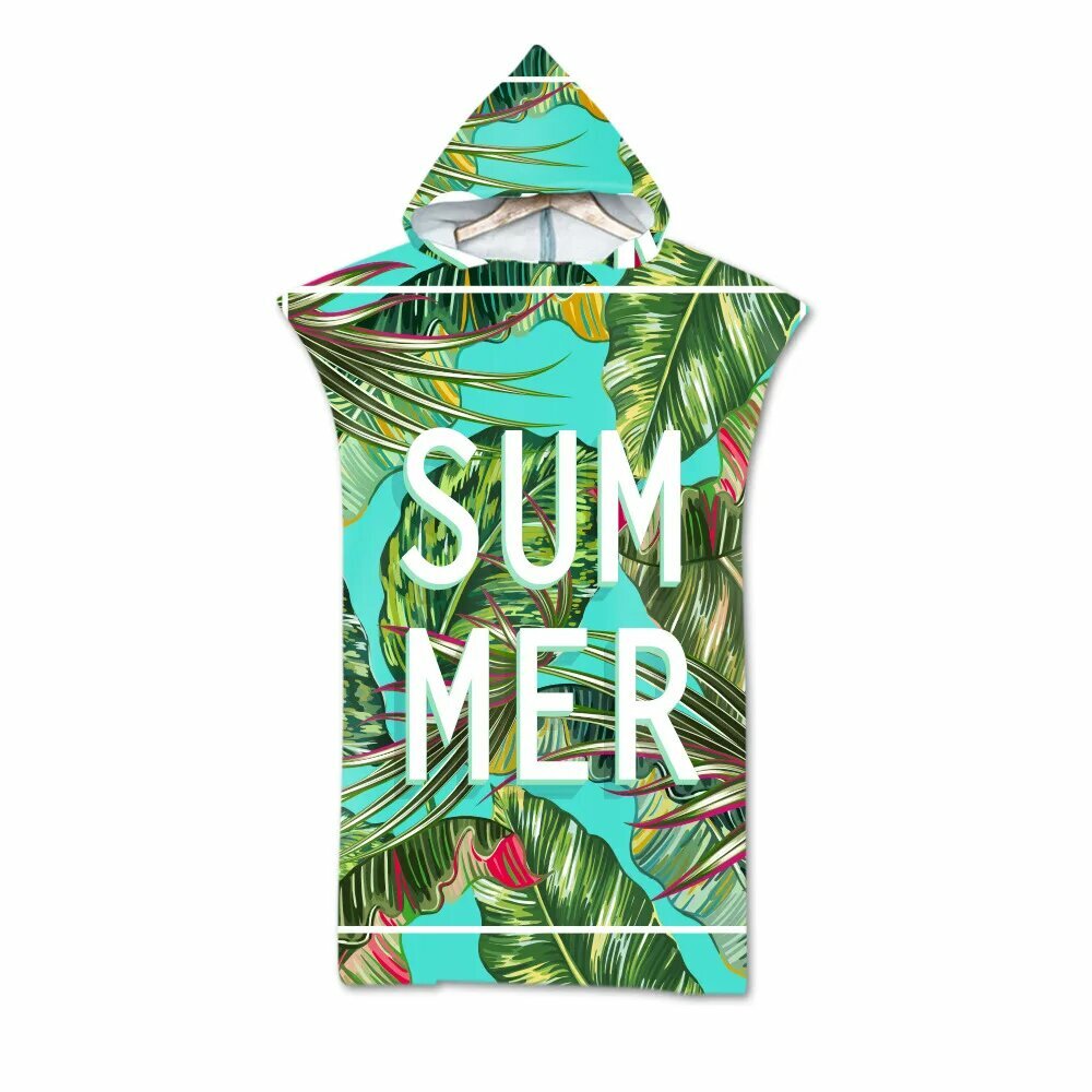 Банное полотенце из микрофибры для взрослых, пляжное полотенце, сменный халат, плащи, с капюшоном, для бассейна, тренажерного зала, фитнеса, банное полотенце, 6