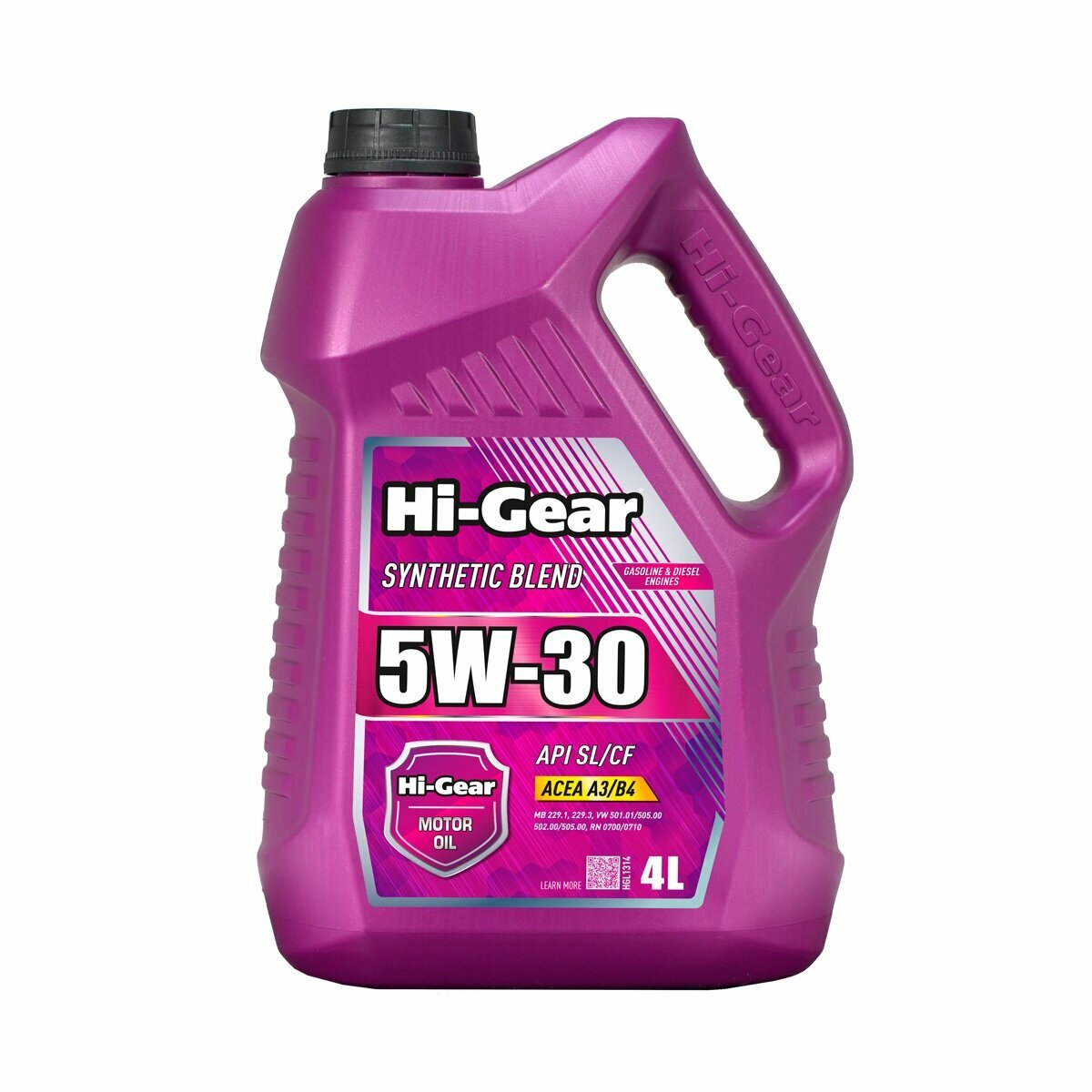 Моторное масло Hi-Gear 5W-30 SL/CF, 4л. HGL1314, HGL1314