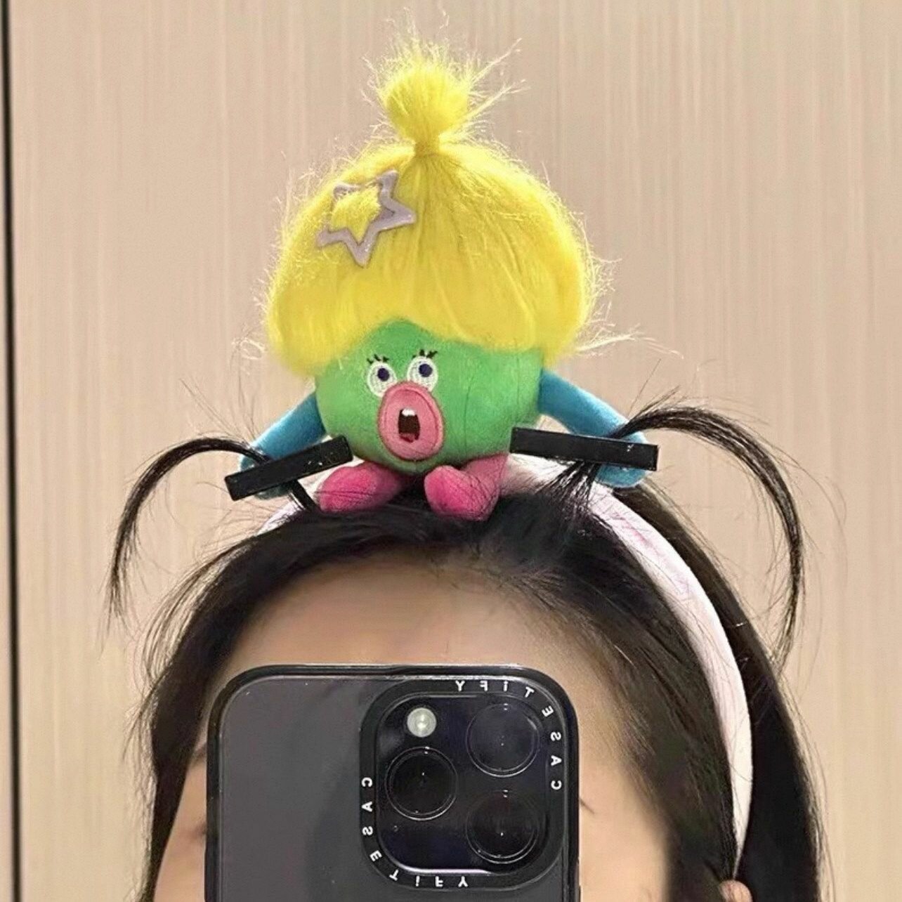 Веселый ободок "Кот-хулиган": зажим для челки с ушками, силиконовый аксессуар для волос, антискользящий ободок для танцев и вечеринок