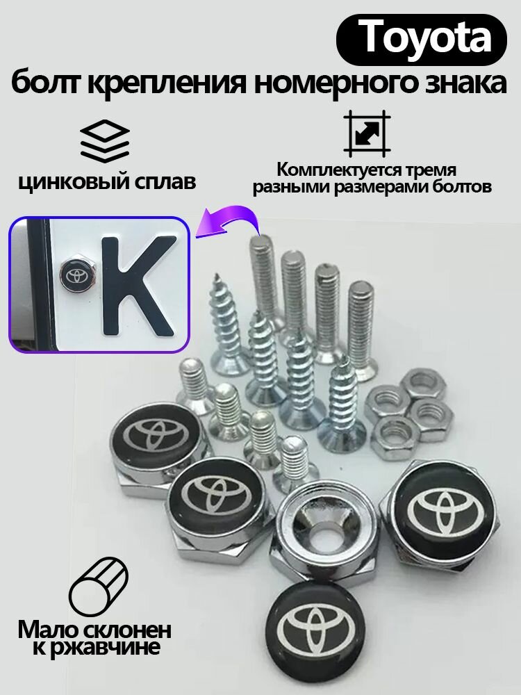 Болты для номерных знаков