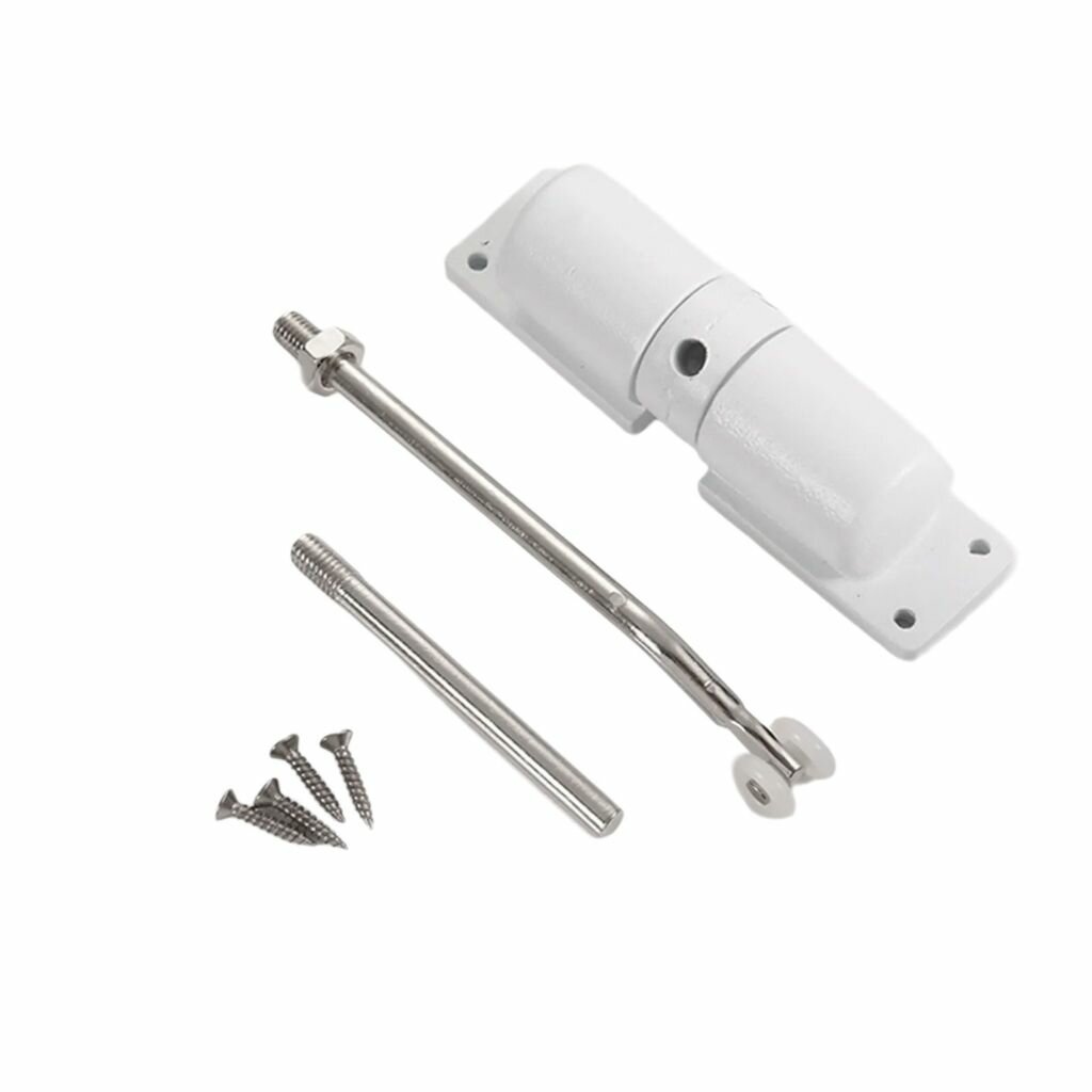 Дверной стопор из нержавеющей стали белого цвета