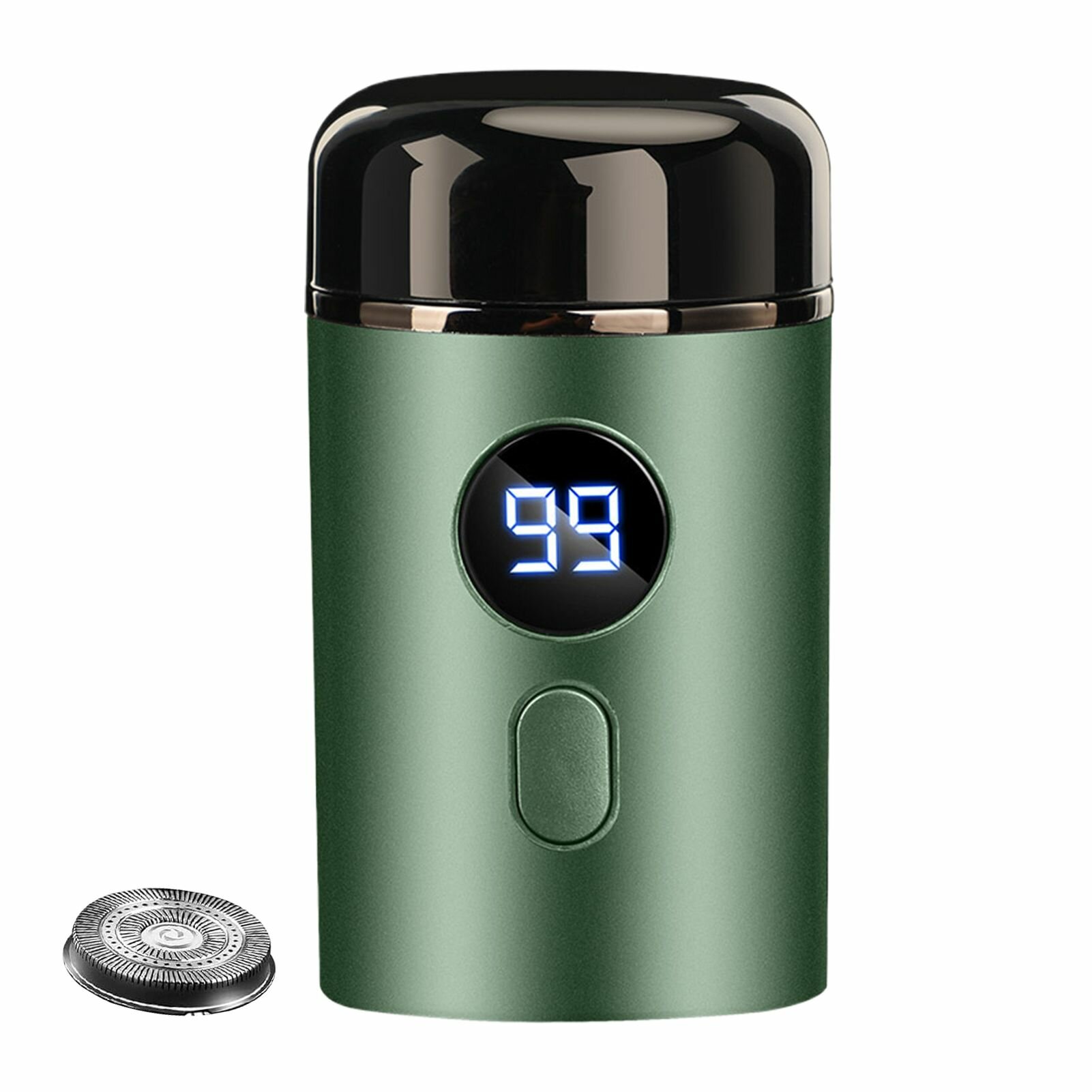 Электробритва, A730, зелёная, питание автономное, зарядка от USB-порта