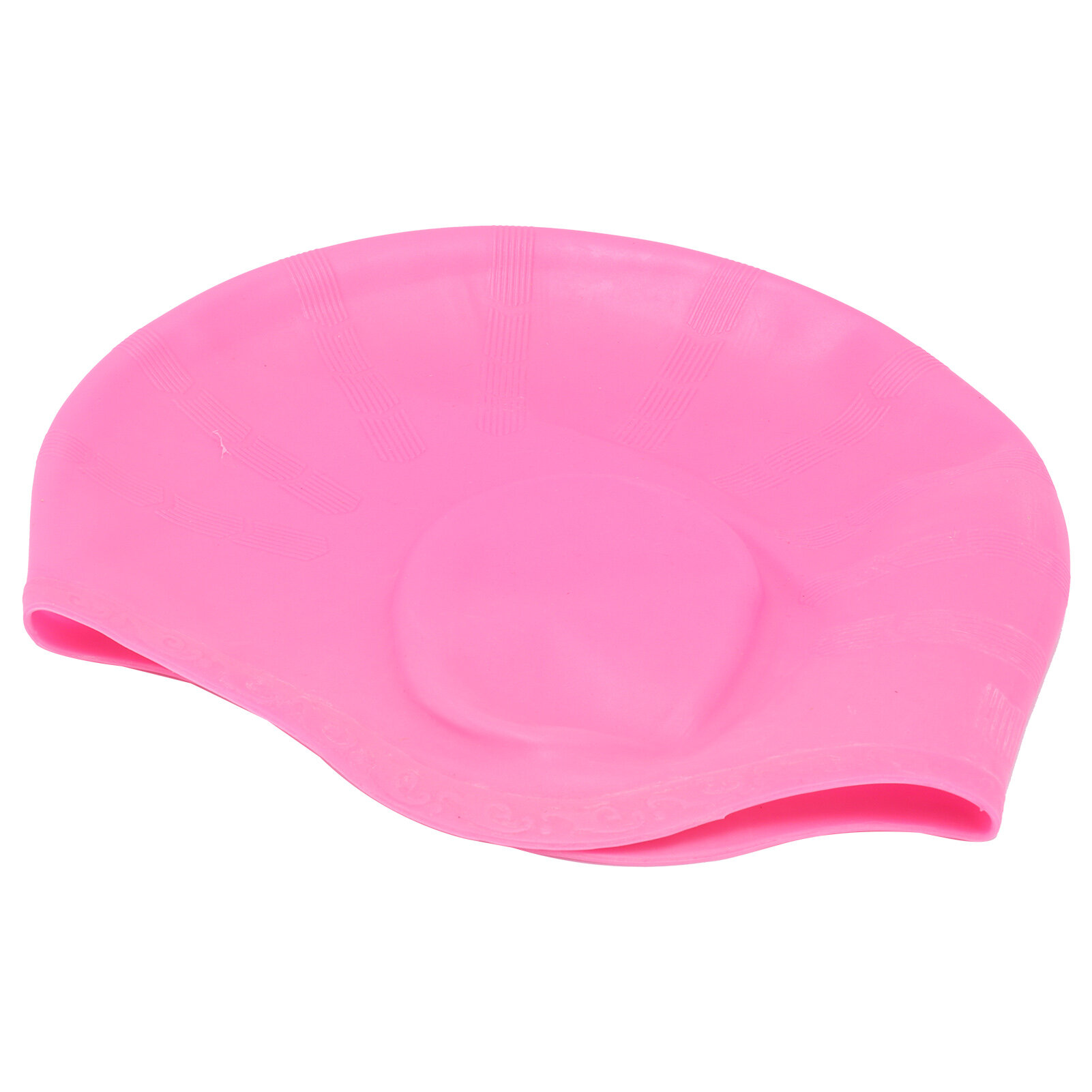 Силиконовая шапочка для плавания, защита ушей, трехмерная эргономичная водонепроницаемая шапочка для ванны, розовая