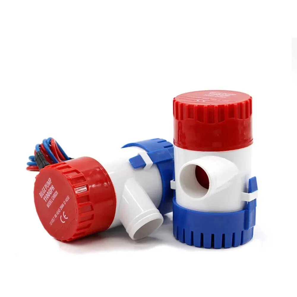 Погружной электрический насос 12В/24В 1100/750/500 GPH 1100GPH, 24V