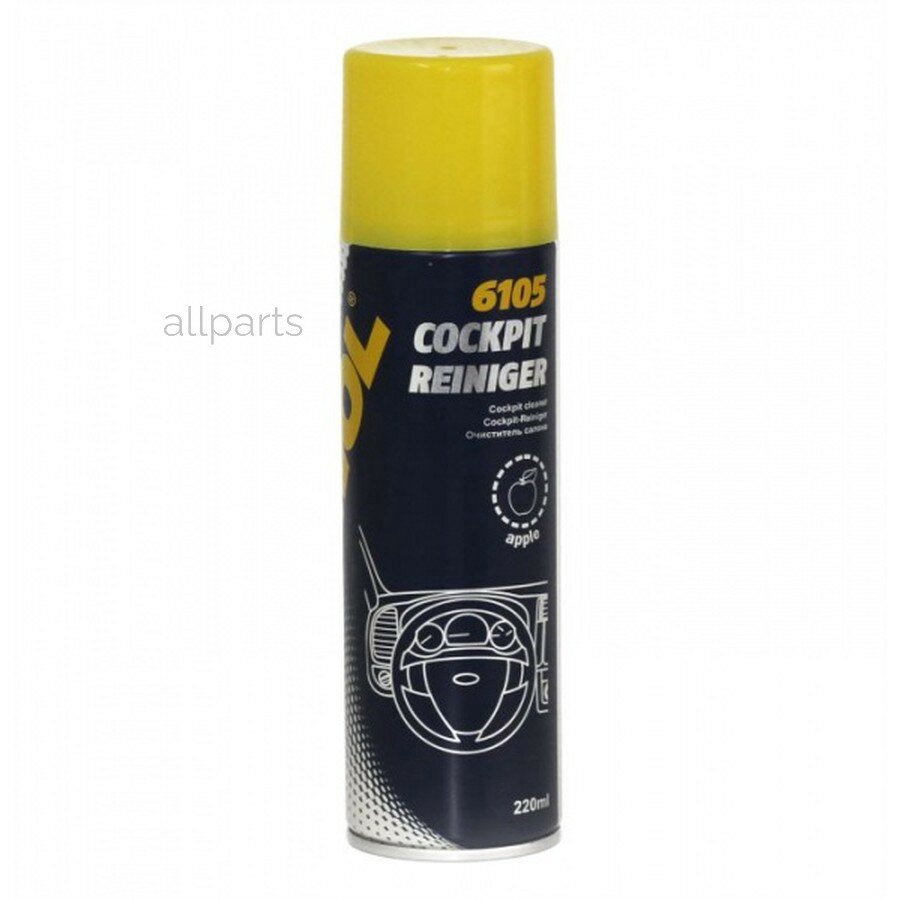 MANNOL 2210 6105 Оч. приб. панели яблоко 220 ml