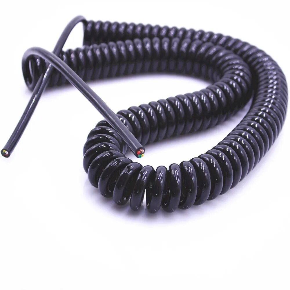 Пружинный кабель Unrulychange 4-жильный 0,2 мм Stretch1.2m