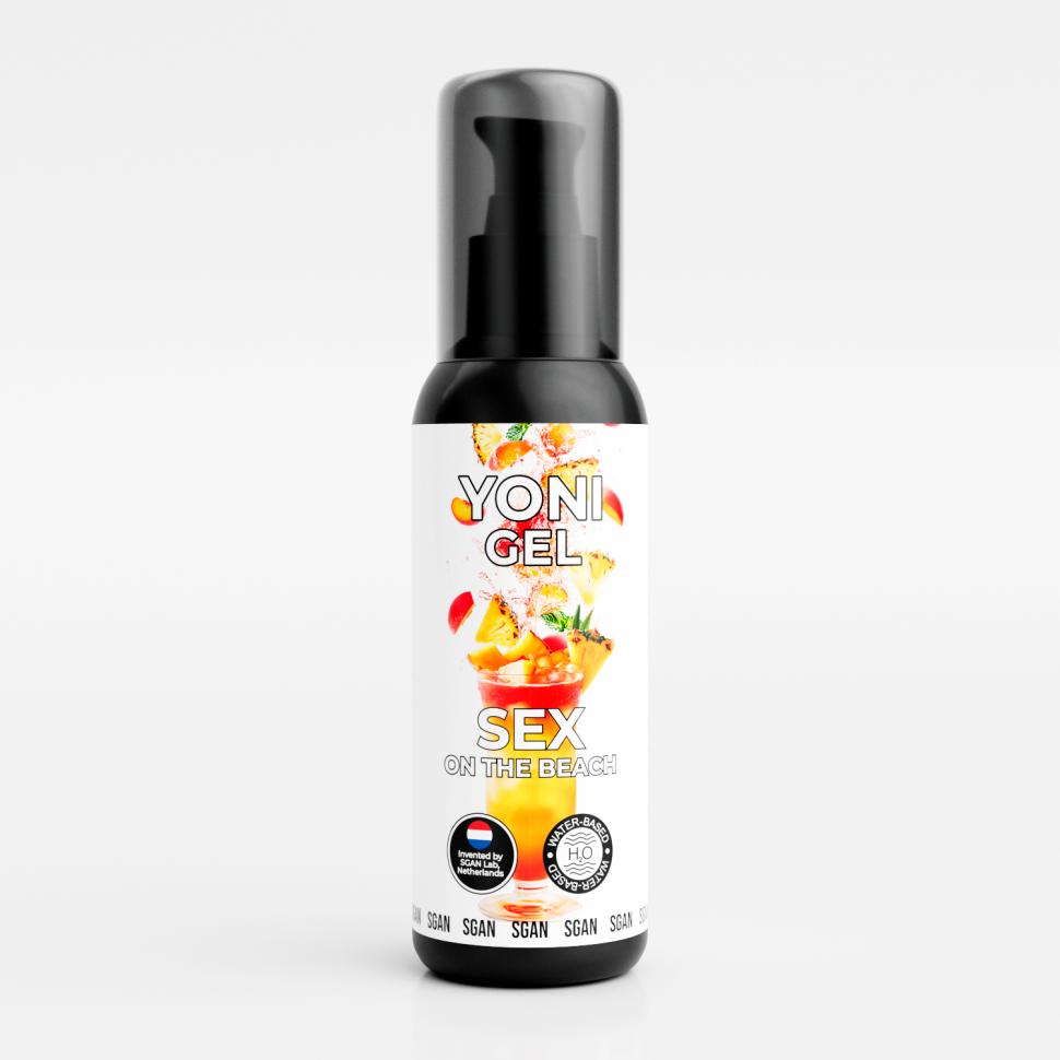 Лубрикант для орального секса SGAN YONI GEL со вкусом cекс на пляже, 100 мл