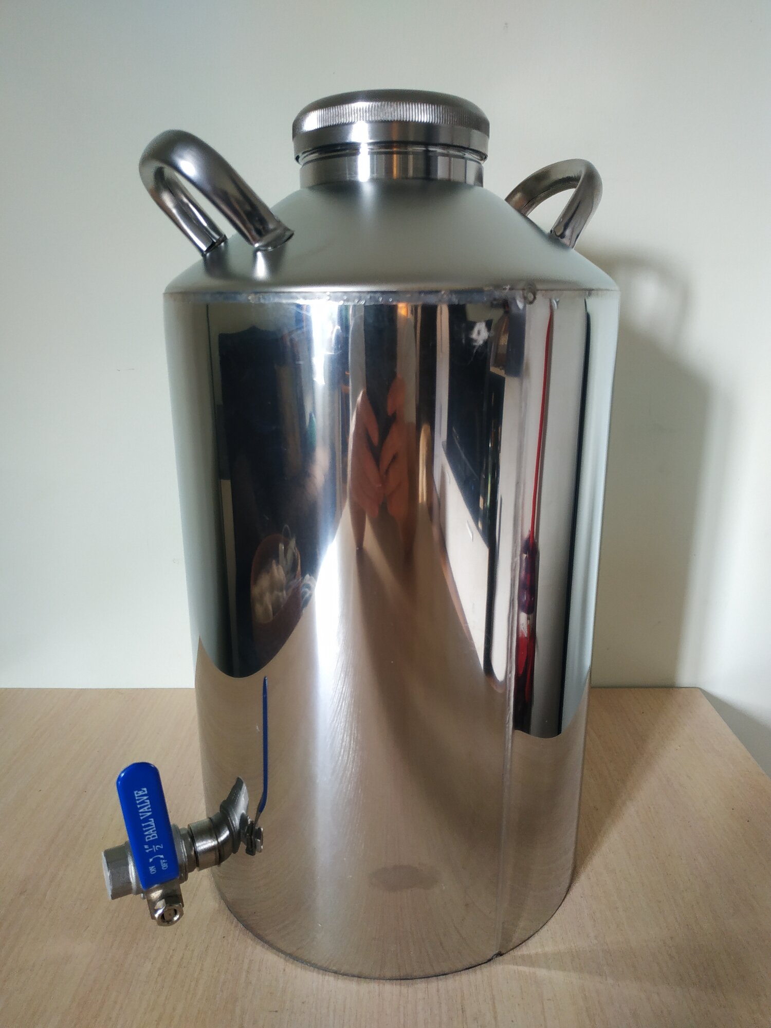 Бидон (фляга, канистра) 12 л с краном из нержавейки Лидер