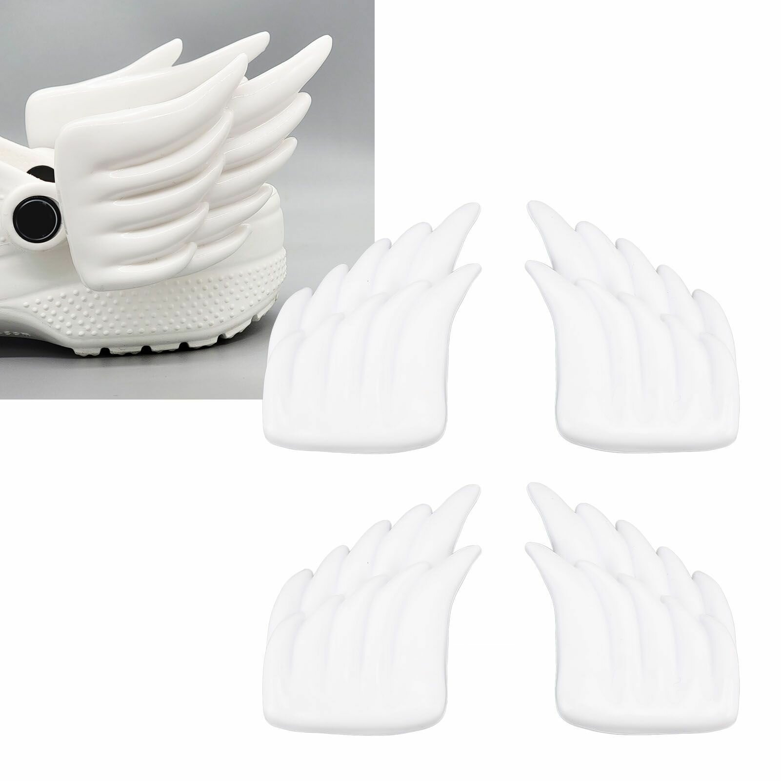 Насадки CROC Crocs Angel Wings Tail Подвеска для обуви Подвеска для обуви