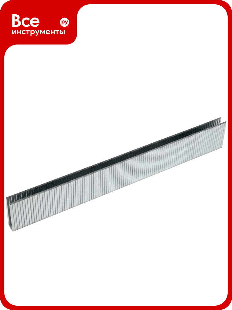 Скобы Gigant 18GA для пневматического степлера 19 мм, 5000 шт./уп GSPS-16, деревянная, защищенная