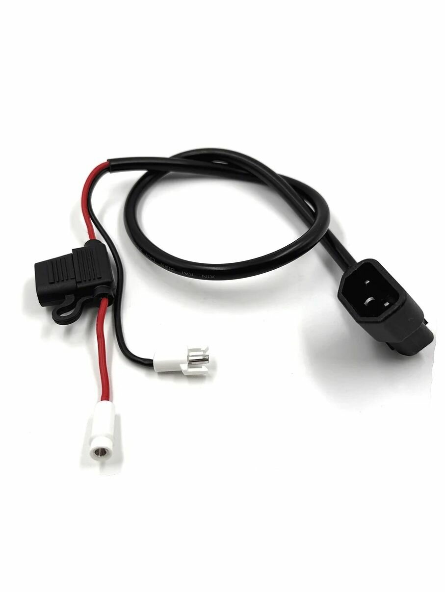 Кабель силовой с коннектором 2-pin папа (разъем С13) с предохранителем