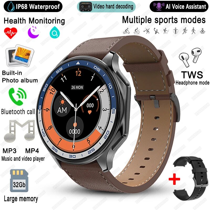 Умные часы OPPO Watch X 32ГБ Brown leather 1