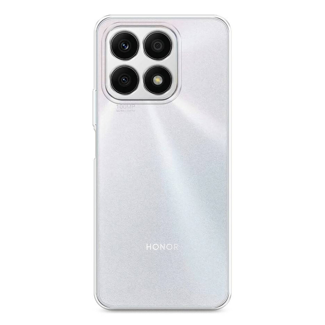 Чехол силиконовый для Honor X8B, с защитой камеры, X-CASE, прозрачный