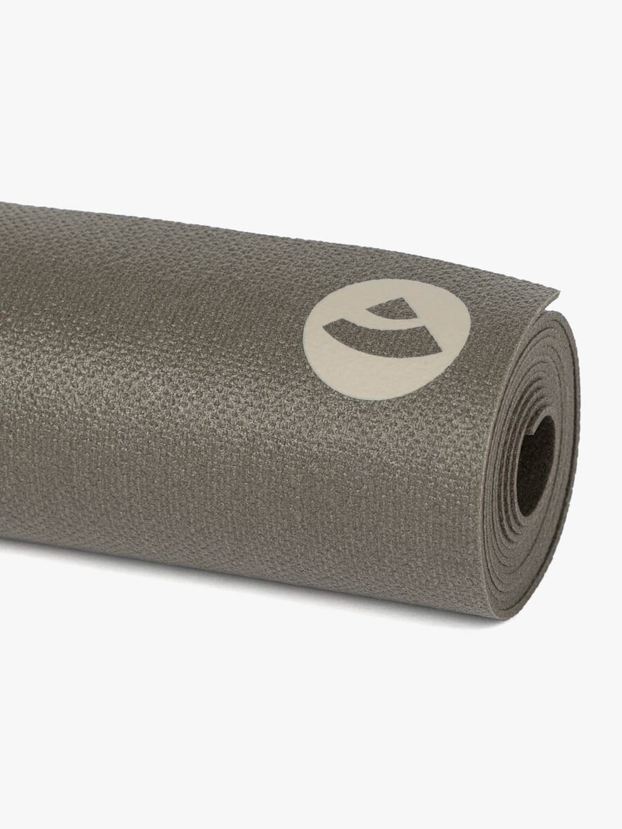 Коврик для йоги Rishikesh TRAVEL 185 x 60 x 0.2 см серый, тонкий, легкий, нескользящий