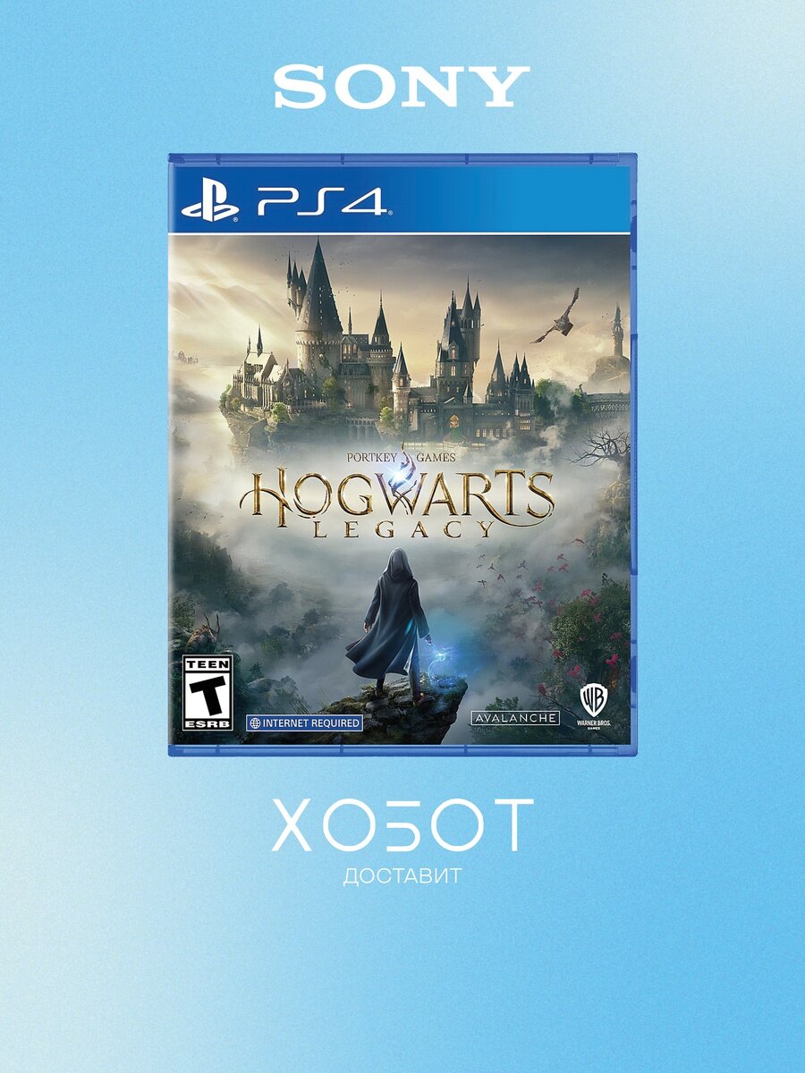 Диск для PlayStation 4 Hogwarts Legacy PS4, русские субтитры