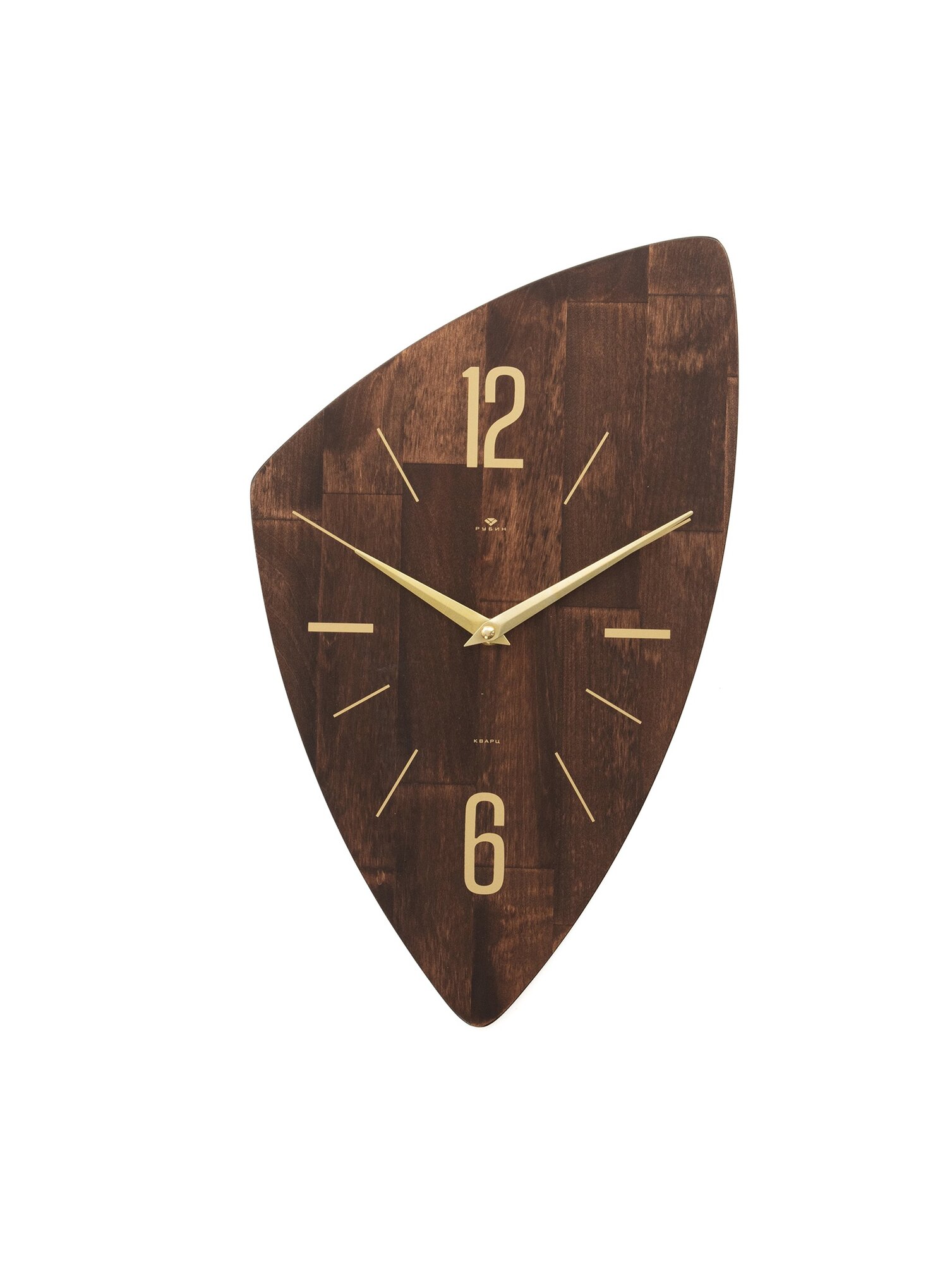 Часы настенные интерьерные «Ностальгия», бесшумные, плавный ход, 42×24.5 см, дерево, от батарейки 1×АА