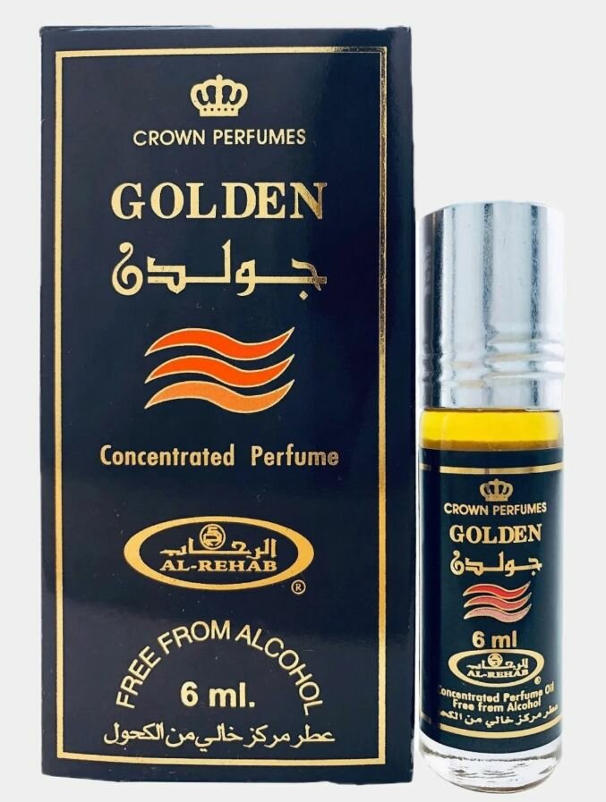 Al Rehab Парфюмерное масло GOLDEN , 6 мл