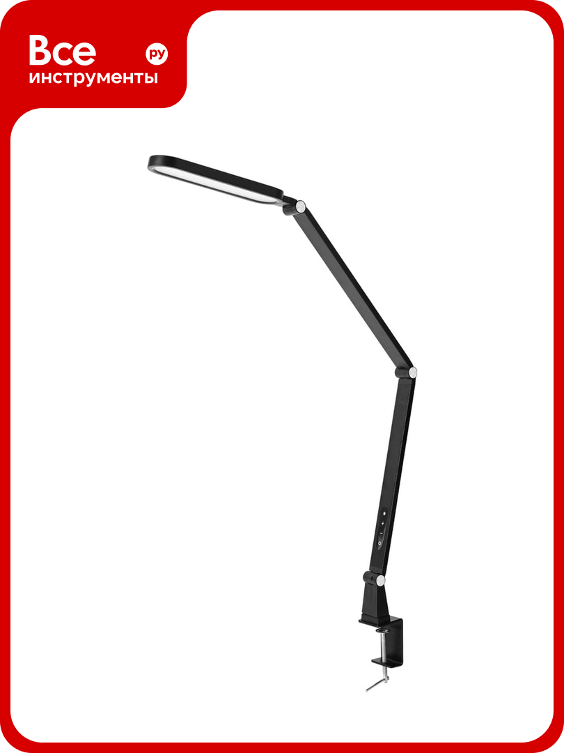 Светильник Camelion черный, LED, настенный, 13Вт, 230В, 850 лм, сенсорный, регулятор яркости KD-860 C02