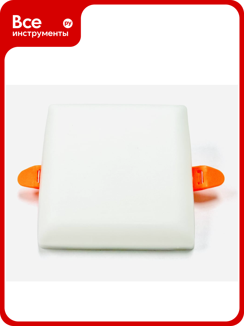 Светодиодная безрамочная панель MAXLIGHT LPS 10W U 4200K 10 ВТ, 100 мм, белый