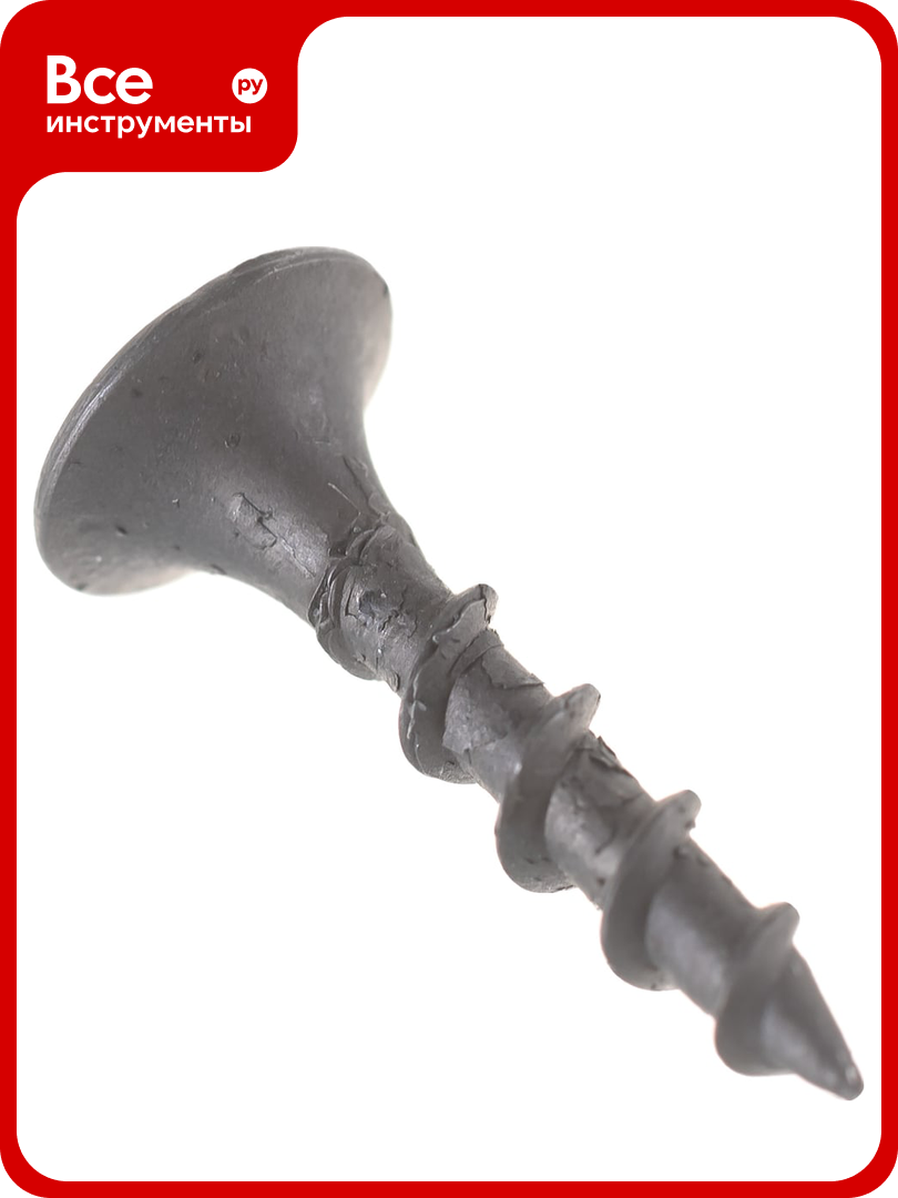 Саморез VIPкрепеж черный 3,5х19 к 40102 VIP