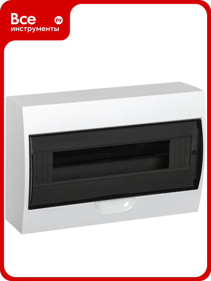 Корпус пластиковый IEK KREPTA 3 ЩРН-Пк-15 IP41 белый MKP12-N-04-15-41 на DIN‑рейку с навесным монтажом