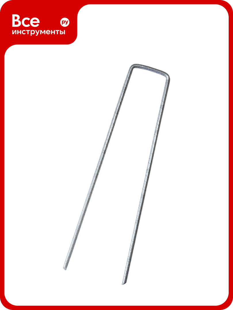 Садовые скобы для геотекстиля Delta-Park GB. 3008001_3 200 шт, для геотекстиля delta-park gb