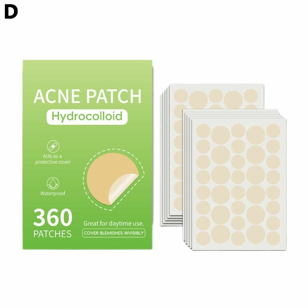 Пластыри от прыщей с салициловой кислотой Набор для лечения акне, черных точек и воспалений (гипоаллергенные, незаметные)