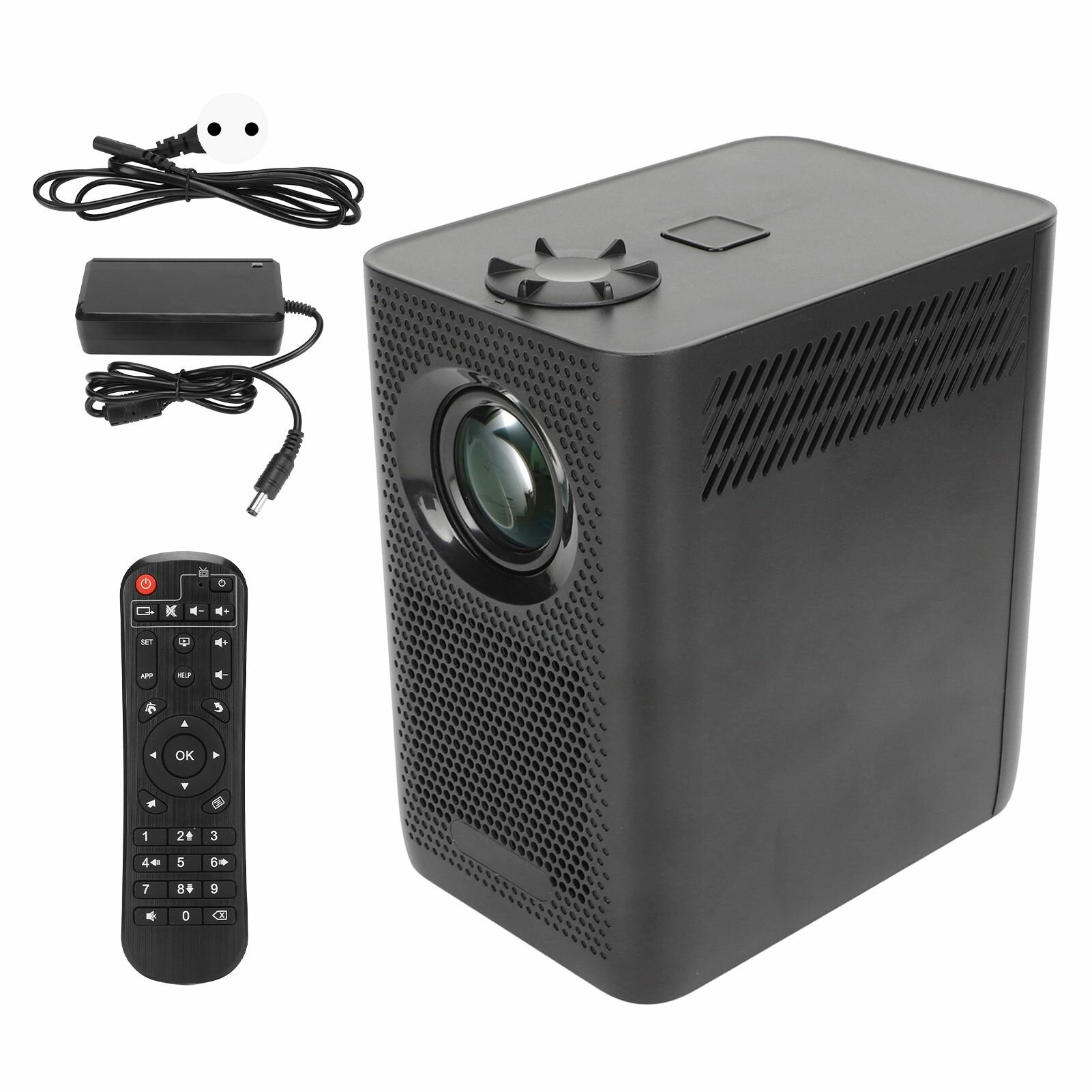 Мини-проектор 1280P 4K (WiFi, пульт ДУ, декодирование)