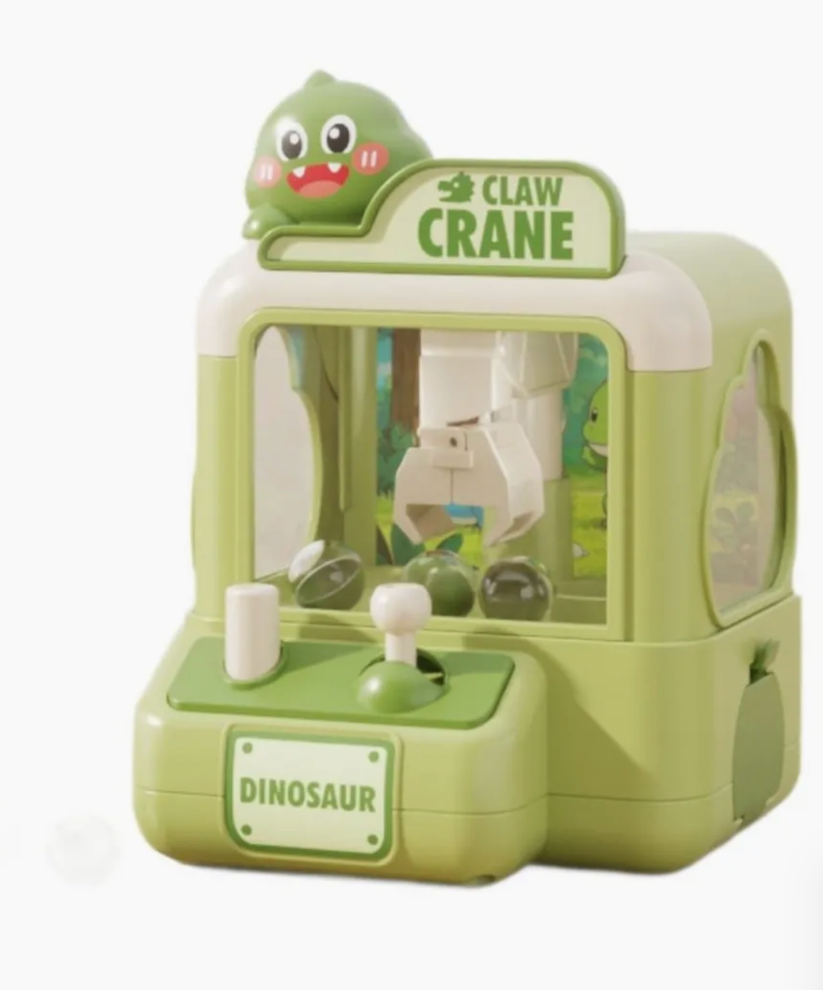 Игровой автомат с игрушками Хватайка с пультом детский розовый с 30-ю мягкими игрушками от MARI TOYS