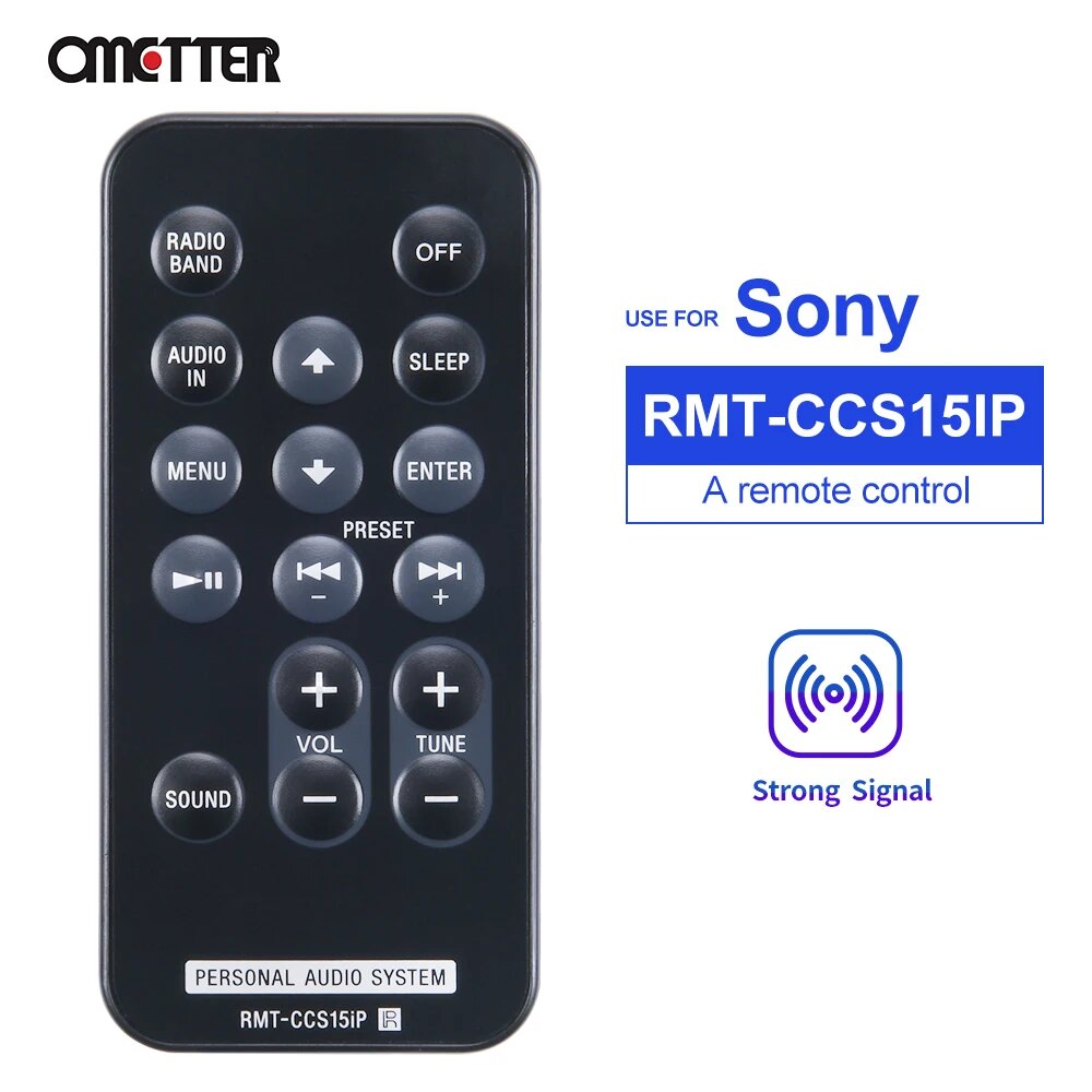 Новый подходит для аудиосистемы Sony Icf, пульт дистанционного управления RMT-CCS15iP ICF-CS15IP ICF-CS15IPN ICF-DS15IPN