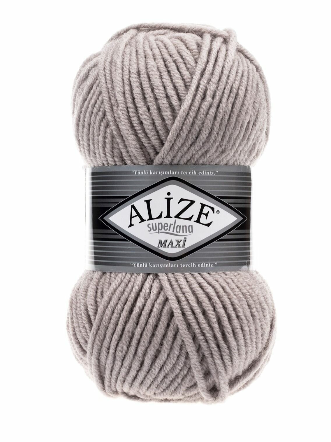 Пряжа Alize Superlana Maxi №652, 25% шерсть 75% акрил, 500гр.