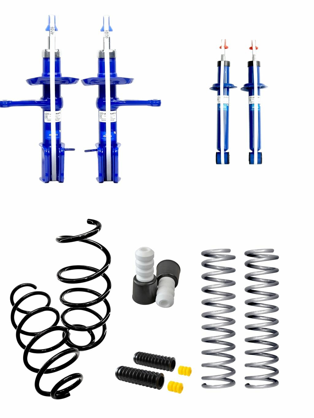 Без опор комплект стоек DEMFI ваз Приора 2172 "комфорт"- Артикул: BND-903194-786-2172 - Производитель: Россия