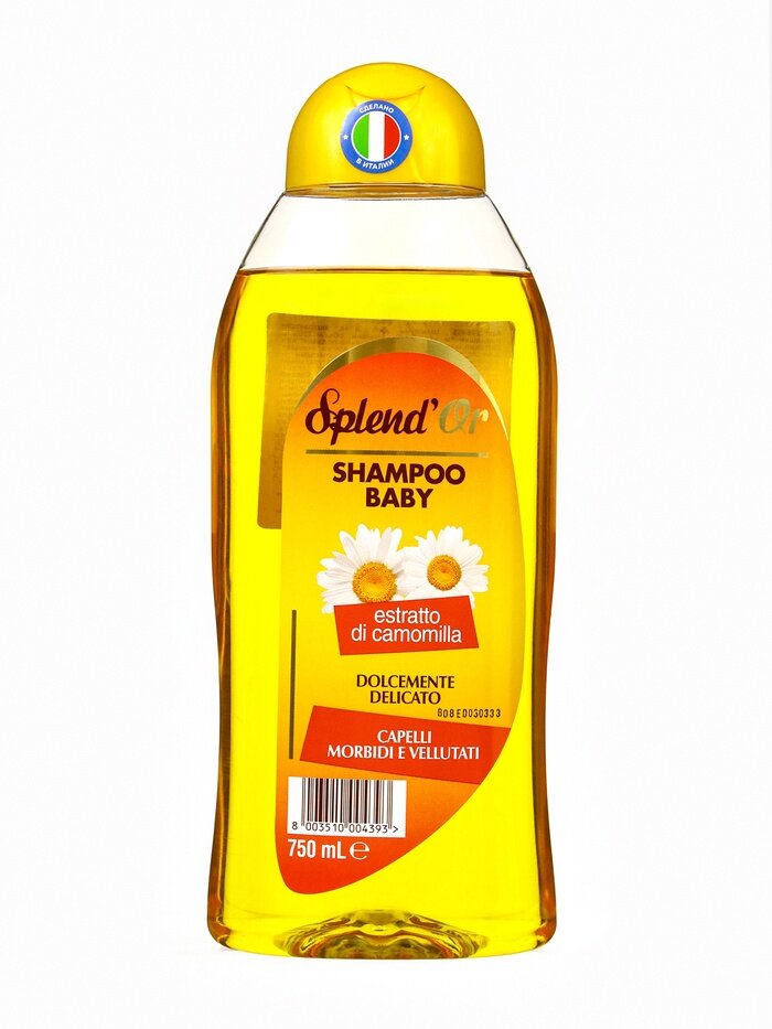 Шампунь для детей, Splendor, с экстрактом ромашки, 750 мл