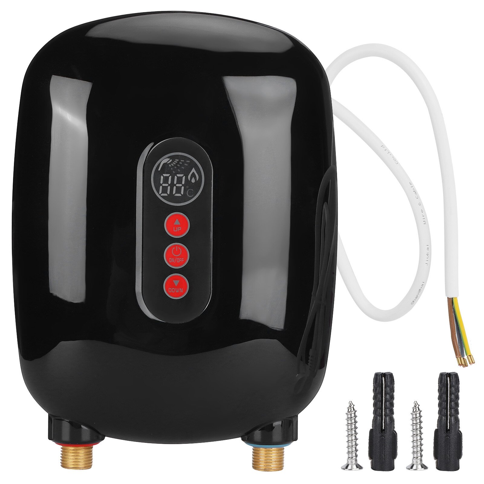 6500 Вт Мгновенный водонагреватель быстрый отопление температура 220 В для домашней кухни в ванной комнате