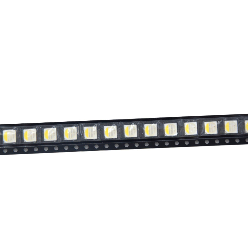 100 SMD светодиодных шариков RGBW для светодиодных полосковых ламп Epistar чип 4 цвета (R + G + B + белый 6500k) в 1 4 в 1 5050 RGBW LED без IC