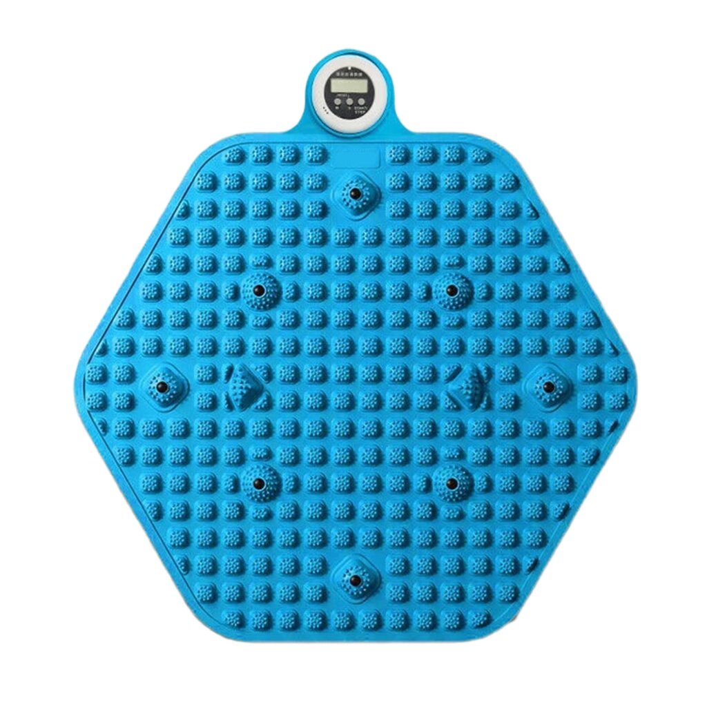 (1 шт.) Нажимная пластина для пальцев, многоугольная накладка для ног (новая)-синяя-со счетчиком