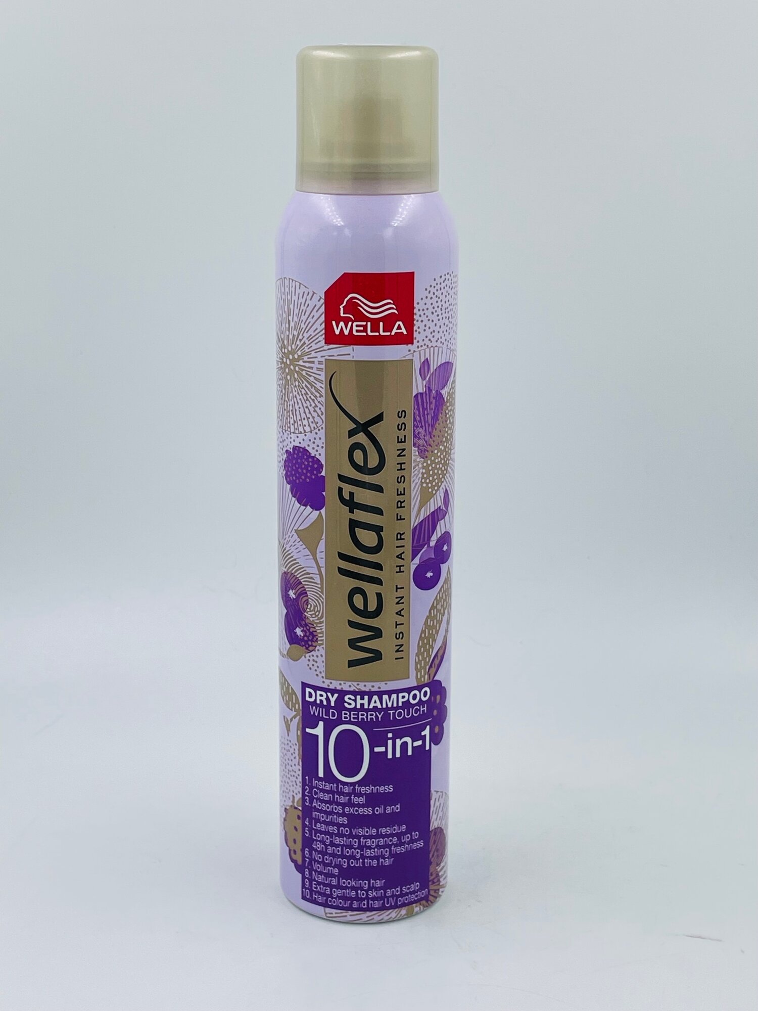 Сухой шампунь Wella Wild berry touch 10 в 1, 180 мл (Германия)
