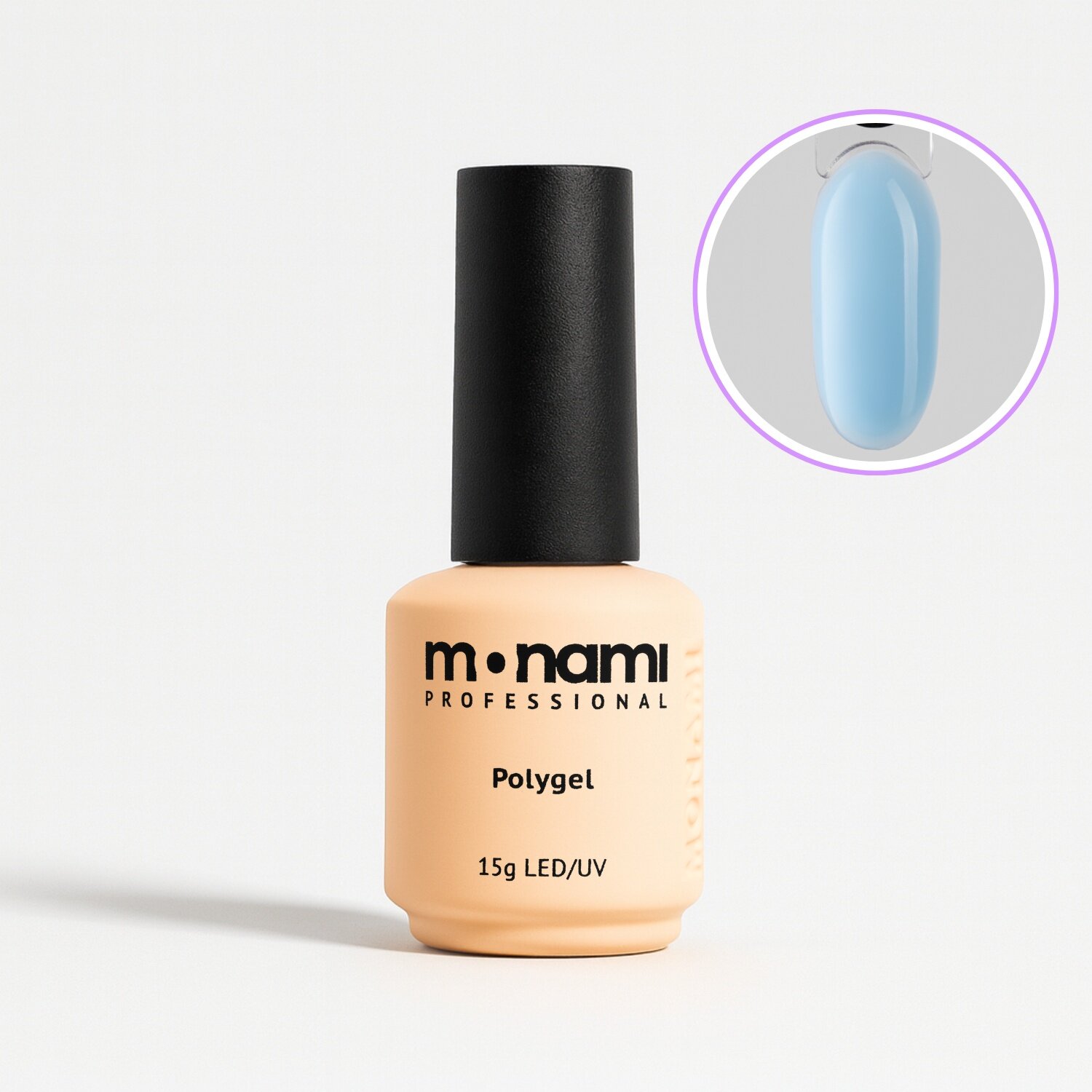 Жидкий полигель Monami Liquid PolyGel №24 Marshmallow 15 г суперпрочный и износостойкий