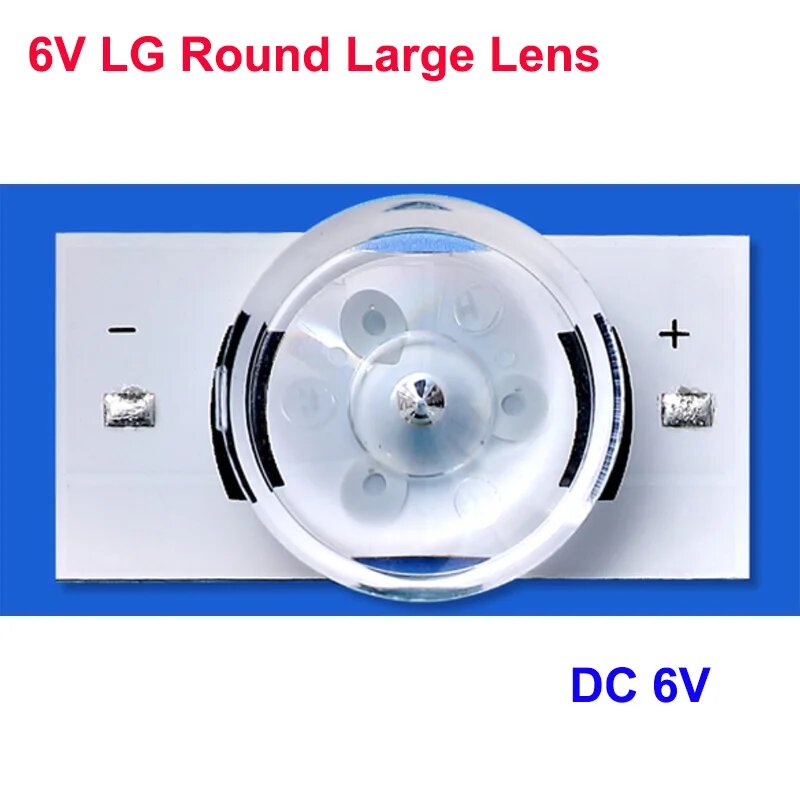 SUNSPURT SMD светодиоды 3В/6В с линзой для ремонта LED-телевизоров 6V LB Large Lens, 30 PCS