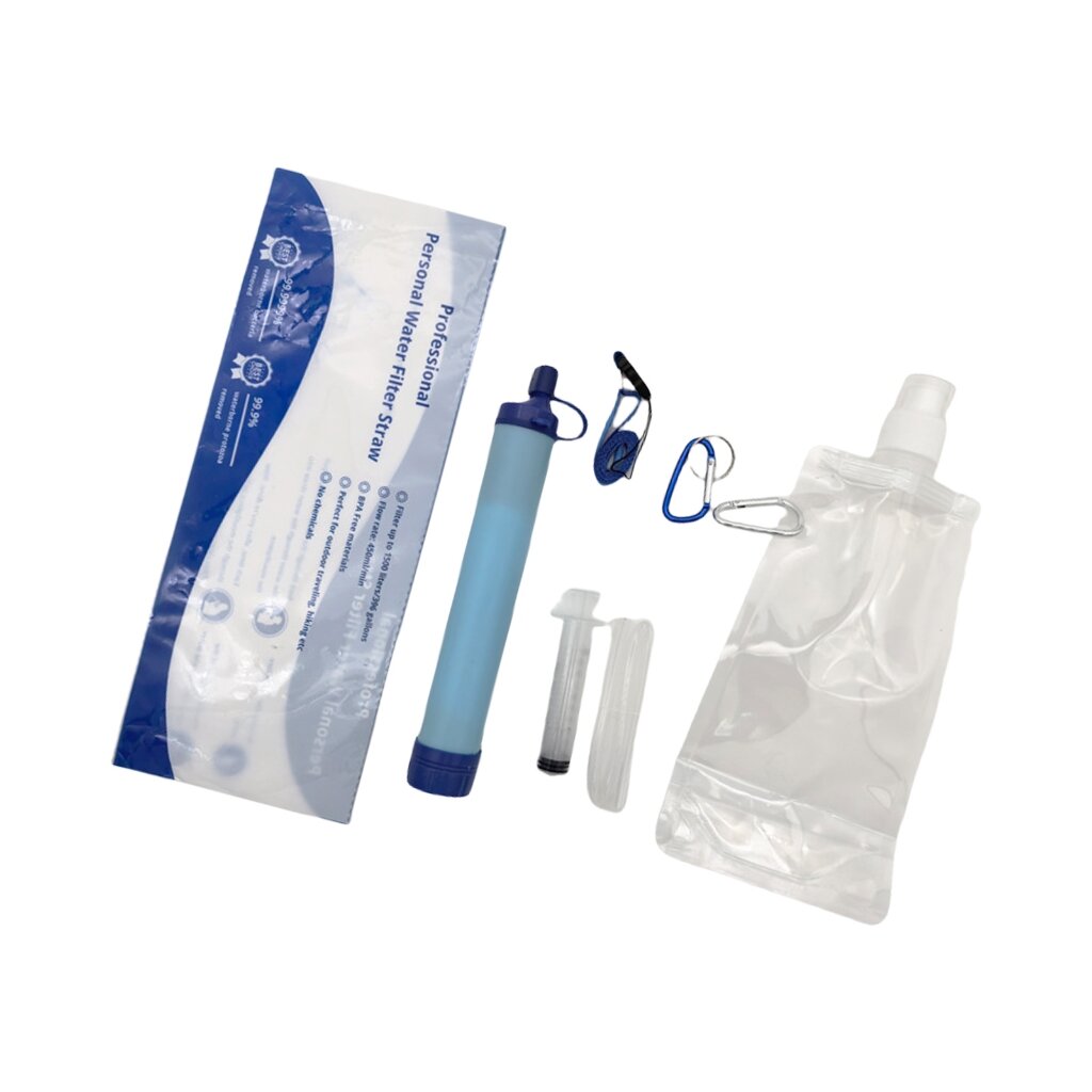 Портативный прямой питьевой фильтр для питьевой воды на открытом воздухе-Комплект 4