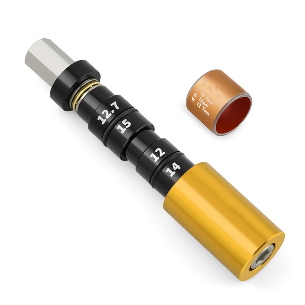 Втулка заднего амортизатора горного велосипеда-золотистый-от 12,7 до 15 мм