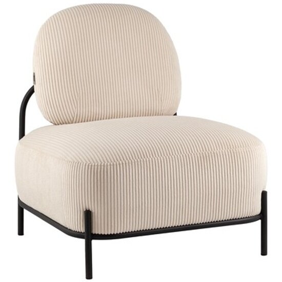 Кресло Stool Group Стоун велюр рельефный молочный