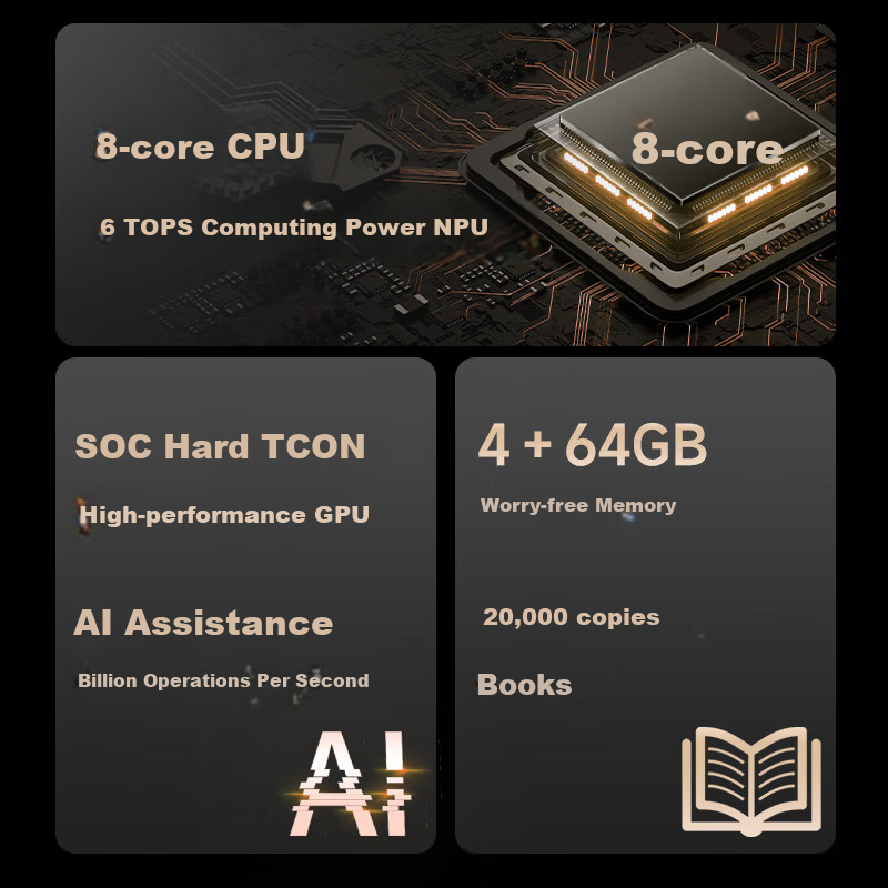 Hanvon Smart Handwriting Office Book M10mini 8.2-inch Voice Transcription E-book Reader Ink Screen E-paper Book Electronic Notebook