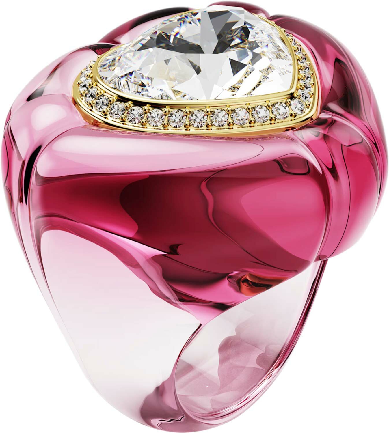 Кольцо-кулон, кристаллы Swarovski