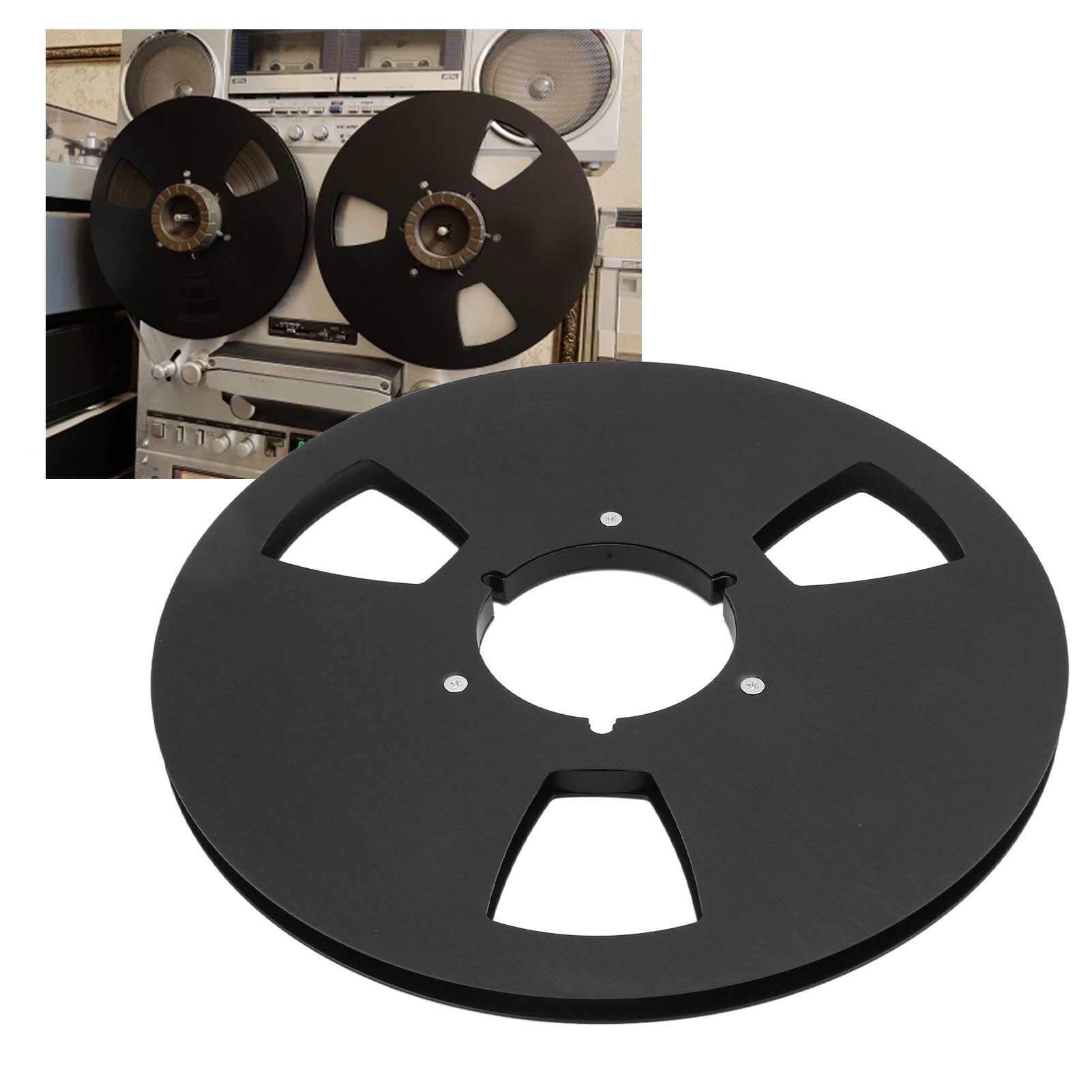 1/4 10.5 Inch Пустая Бобина Для Ленты 3 Дырки Универсальная Звуковая Бобина Для Записи Открытая Бобина Для Машины Приемника Ленты Черный