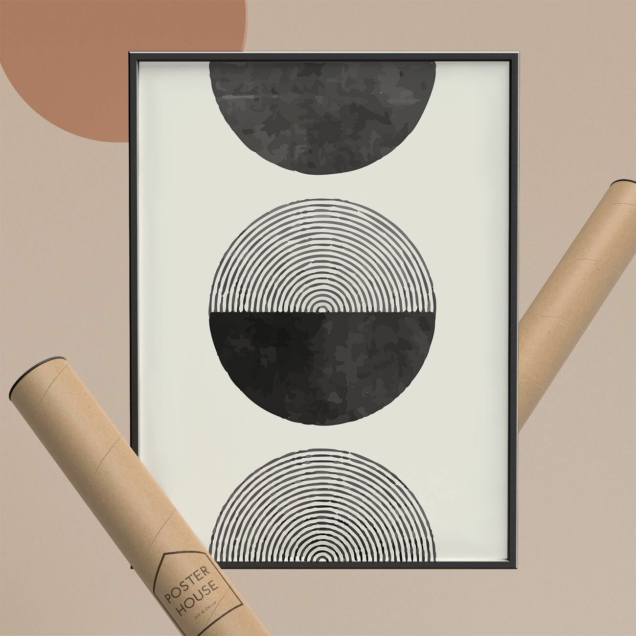 Название: Постер фигуры, абстракция 30х40 см без рамы/ Минимализм/ Плакат для интерьера, в подарок